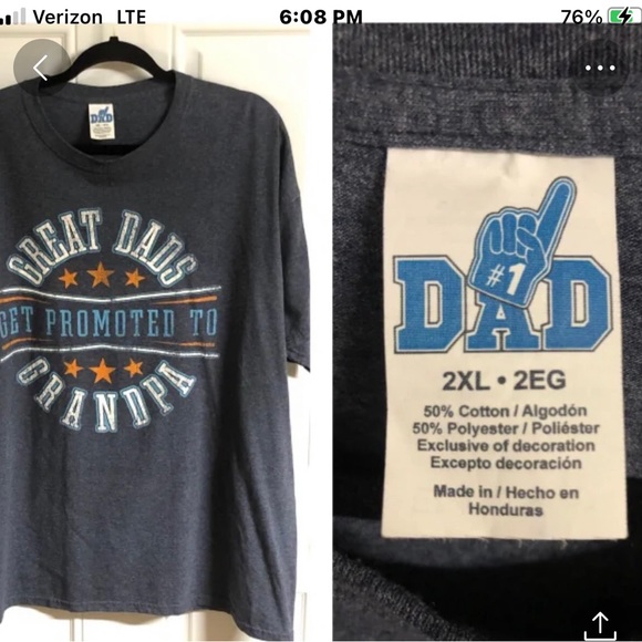 Shirts | Greatest Dad Tshirt Plus Size Mens | Poshmark